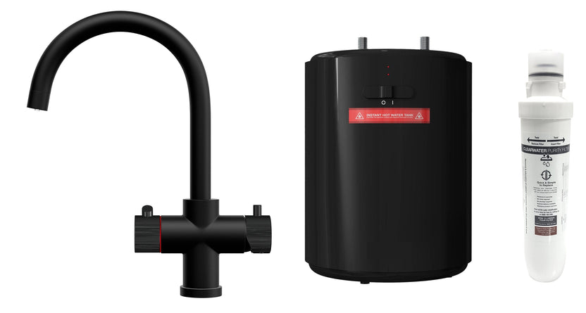 Fohen Focetti | Black Boiling Water Kitchen Tap – Fohen UK